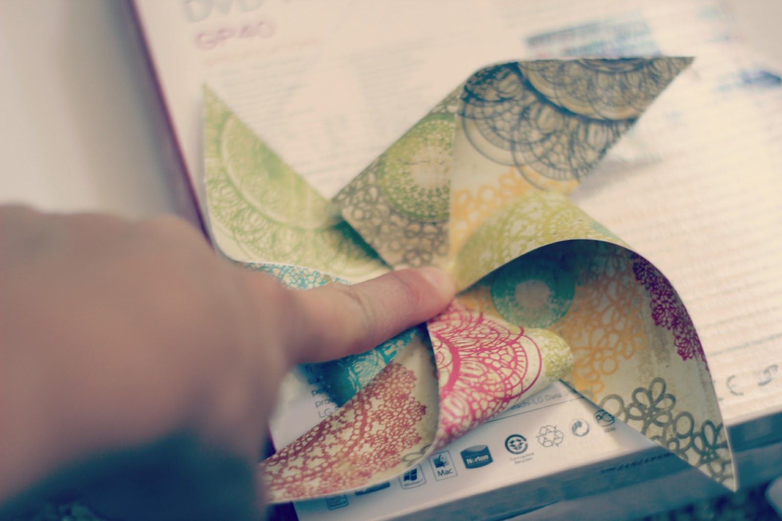 The Chronicles of Ruthie Hart: Paper Pinwheel Tutorial