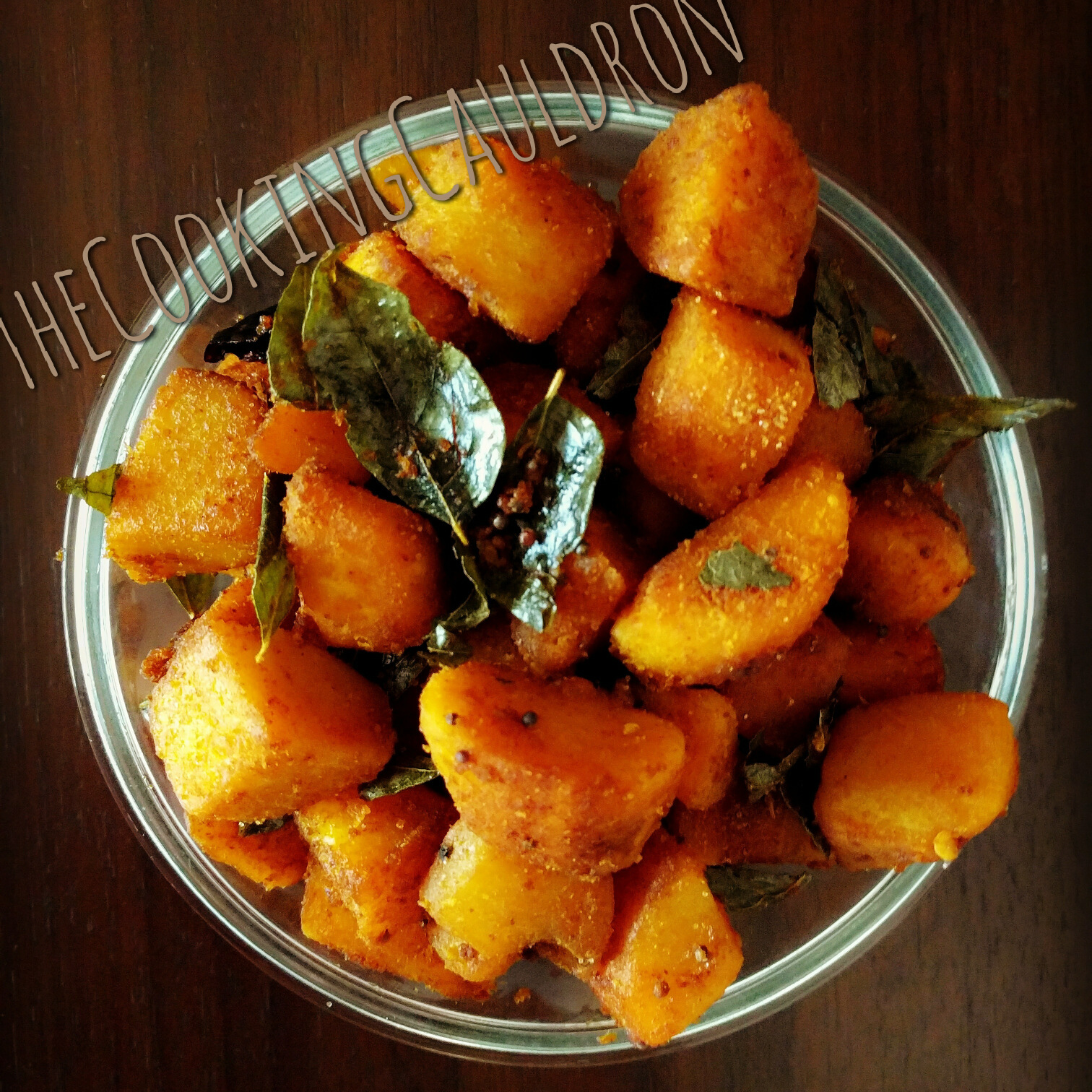 The Cooking Cauldron: Colocasia fry/Chembu mezhukkupuratti