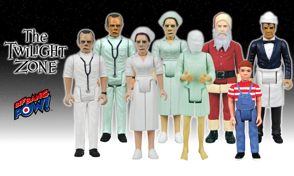 The Twilight Zone Figures Step Out from Another Dimension in Color!