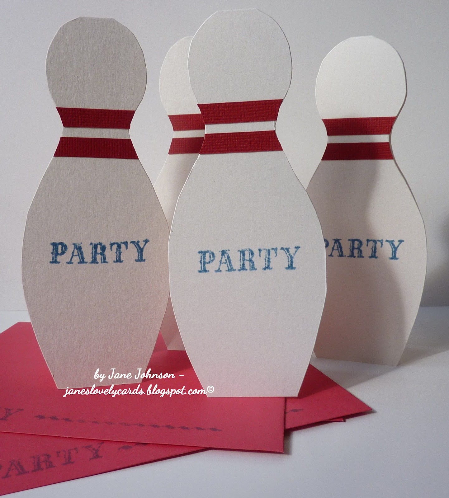 Jane's Lovely Cards : Bowling Party Invitations!