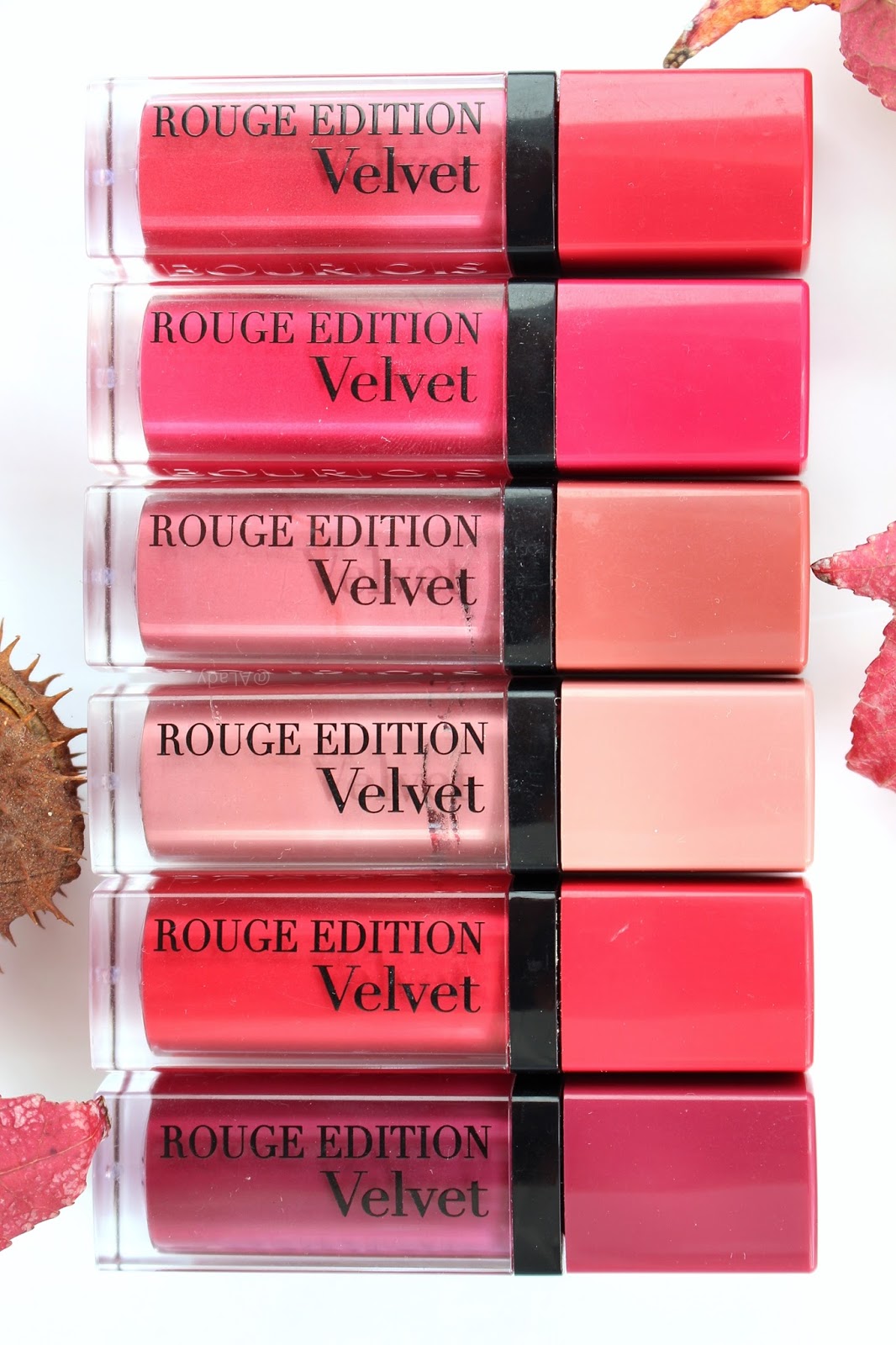 Bourjois Rouge Edition Velvet - 02, 05, 07, 10, 13, 14 - A Lady ...