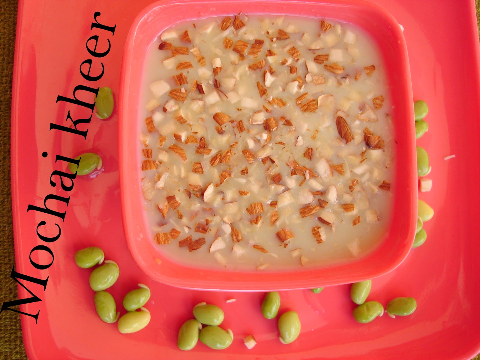 Sabdha's Kitchen: Mochai/Field Beans Kheer