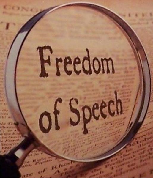 No one can snatch away your “Freedom of Speech”, but you have no right ...