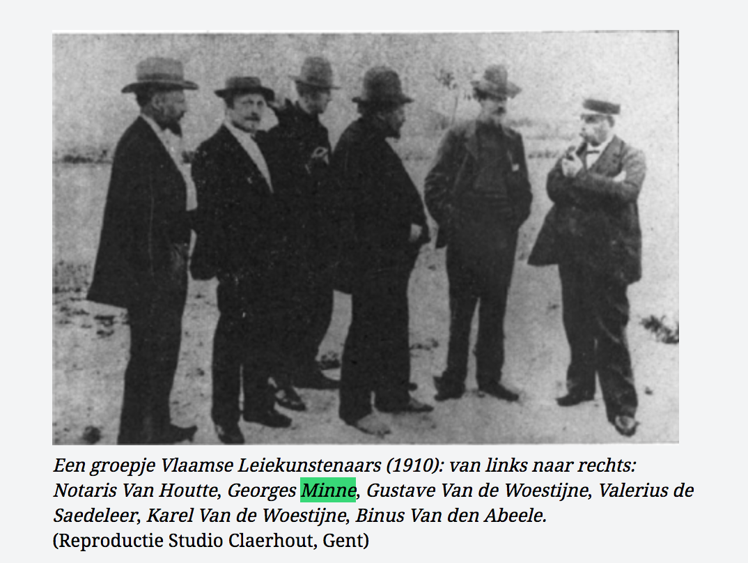 Clauw- & Soetaert: Georges Minne: strooien hoed