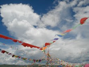 Supa dupa fly: Knitted Prayer Flag Pattern