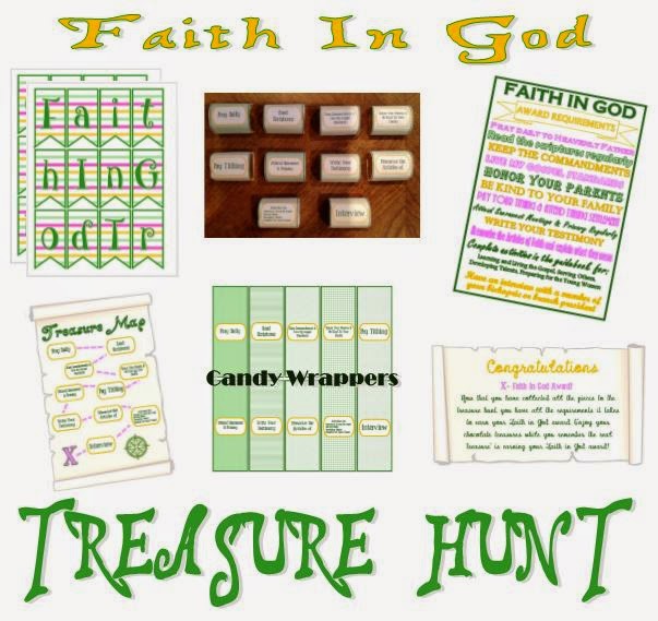 Primary Activity Ideas: Activity Days - Faith In God Treasure Hunt