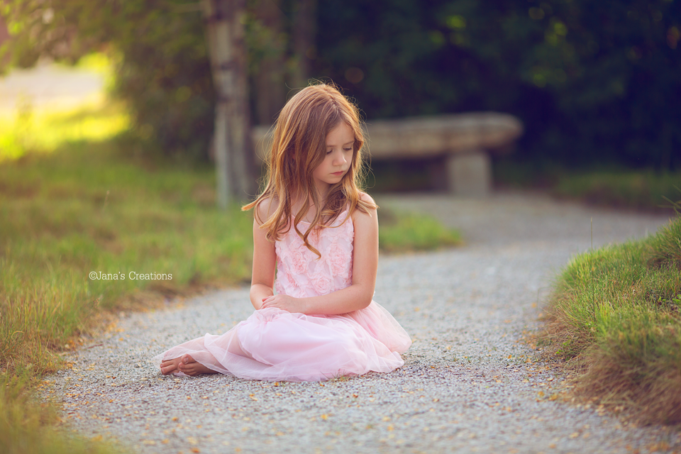 Jana's Creations: The most beautiful 7 yr old I know......