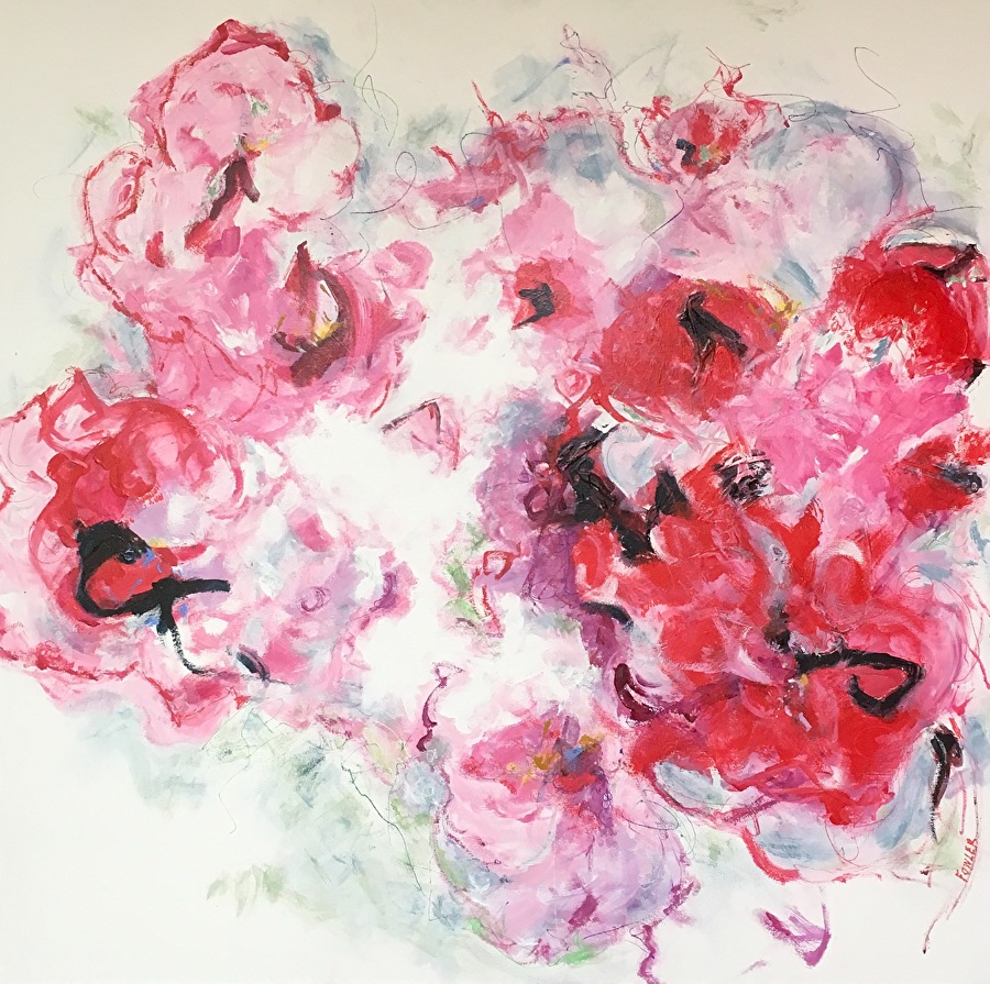 Daily Painters Of Colorado: Contemporary Abstract Expressionist Floral ...