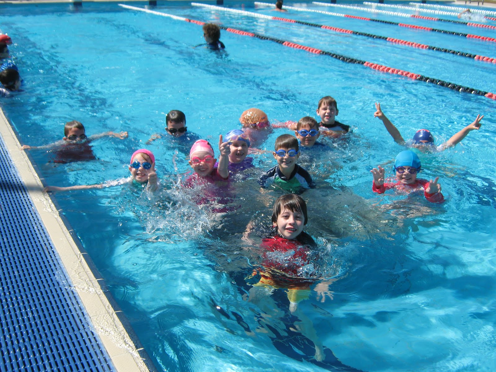 2S - a class of BIG PEOPLE: Swimming today!