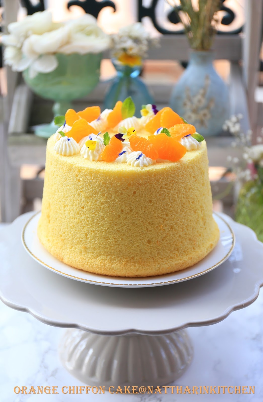 Vintage Kitchen: Basic Orange Chiffon Cake