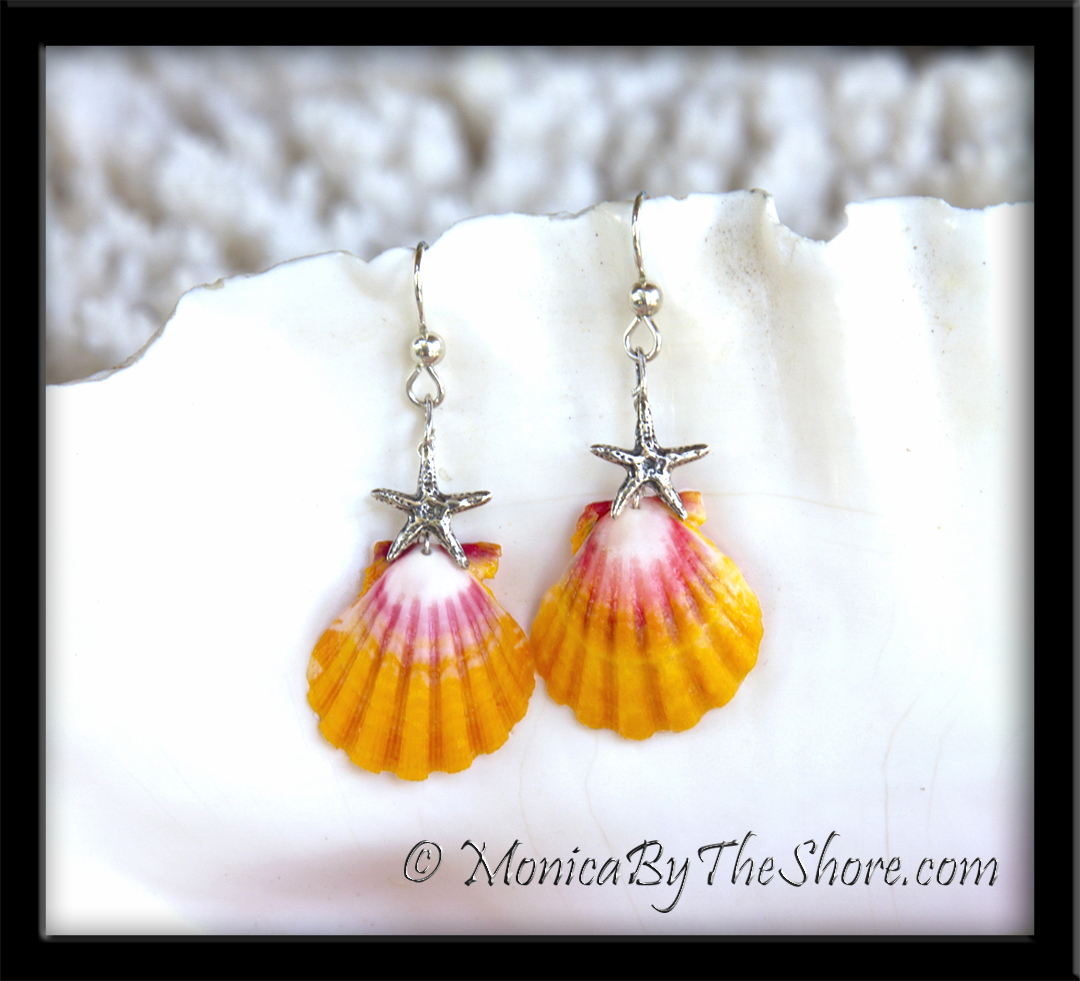 Monica's Blog: Springtime Sunrise Shells Earring Designs from ...