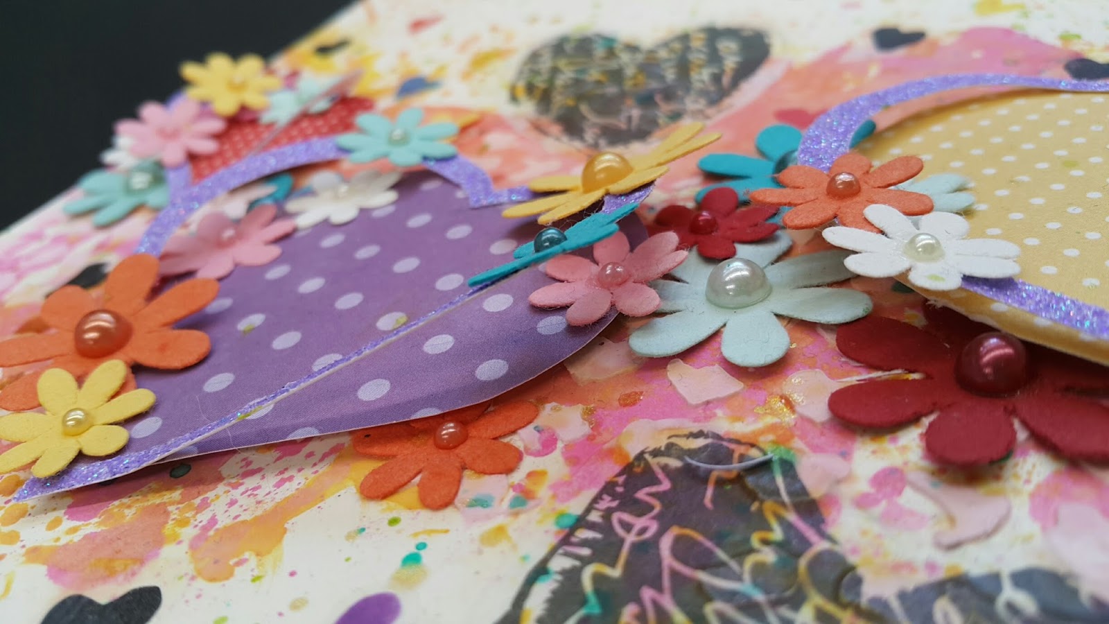 Catchy Crafts: Creative Team Art Journal Page - 'Happy'