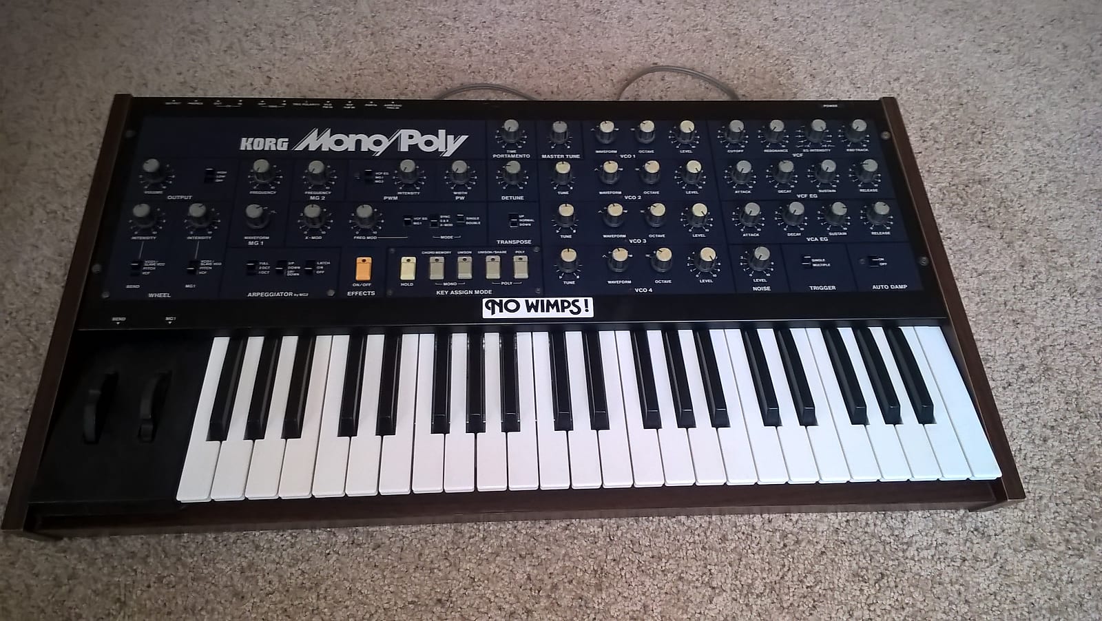 MATRIXSYNTH: Korg Mono/Poly Analog Synthesizer SN 373481