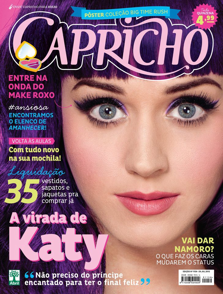 Katy Perry é a nova capa da revista CAPRICHO « Brazil Needs Perry » Sua ...