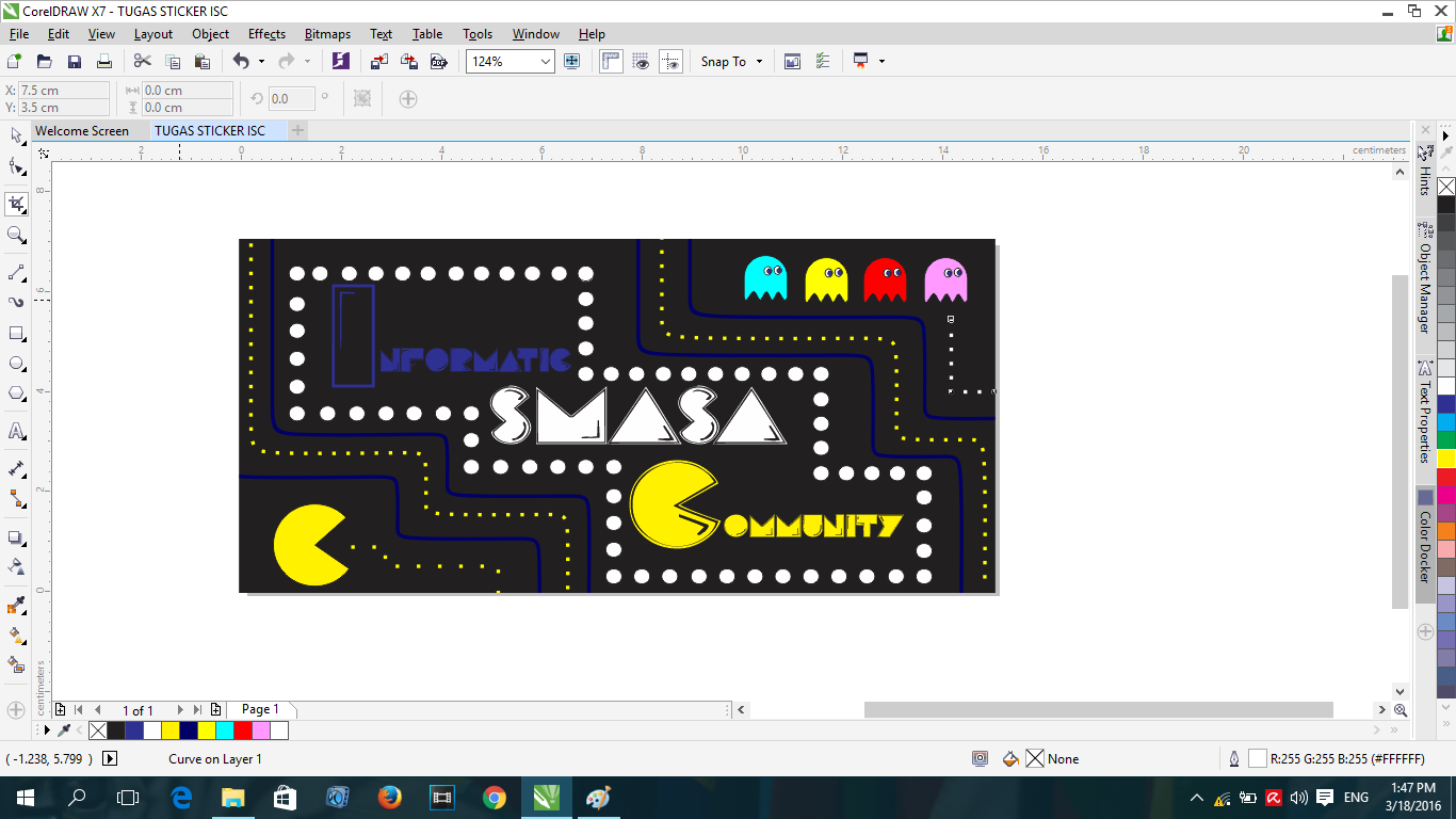 Membuat Desain Sticker Menggunakan Corel Draw