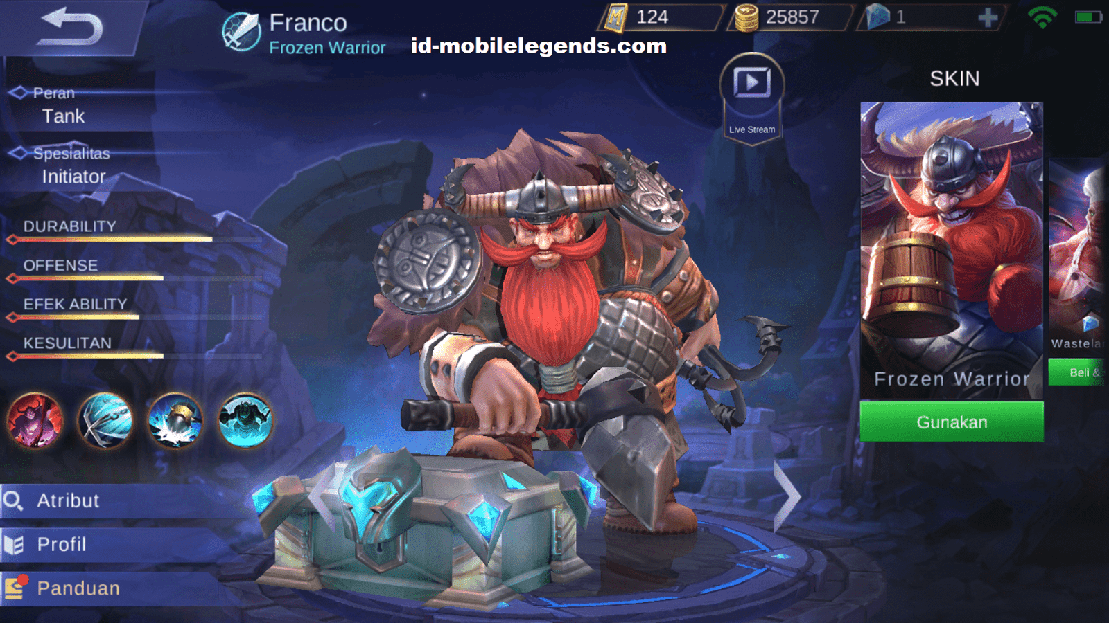 Franco Mobile Legends: Guide,Skill,Item Build Yang Paling Terbaik ...