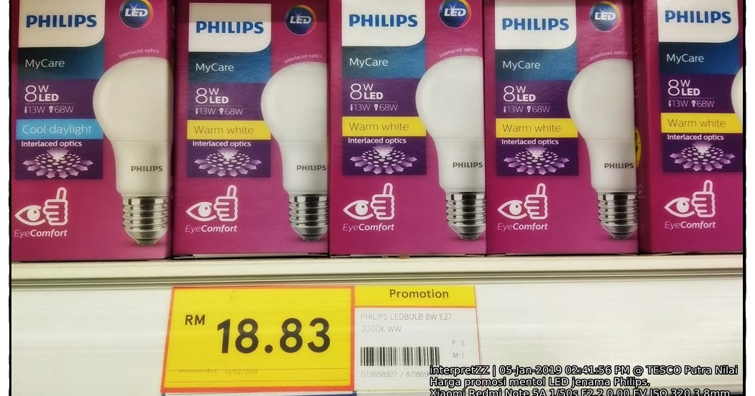 Harga Mentol Lampu LED Philips