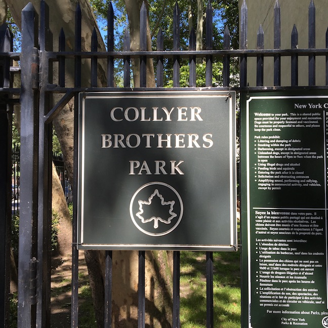 H A R L E M + B E S P O K E: REMEMBER: THE COLLYER BROTHERS PARK