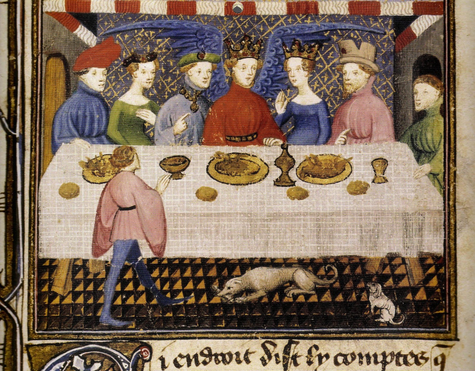 Il banchetto e le influenze della società medievale