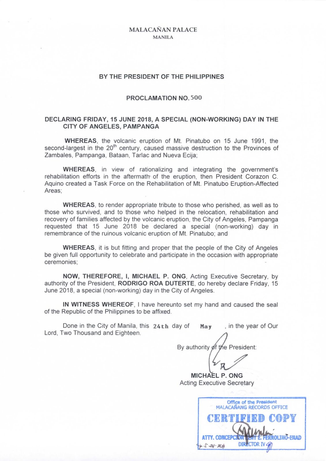 Philippine Holidays: Special (Non-Working) Day in Angeles City ...