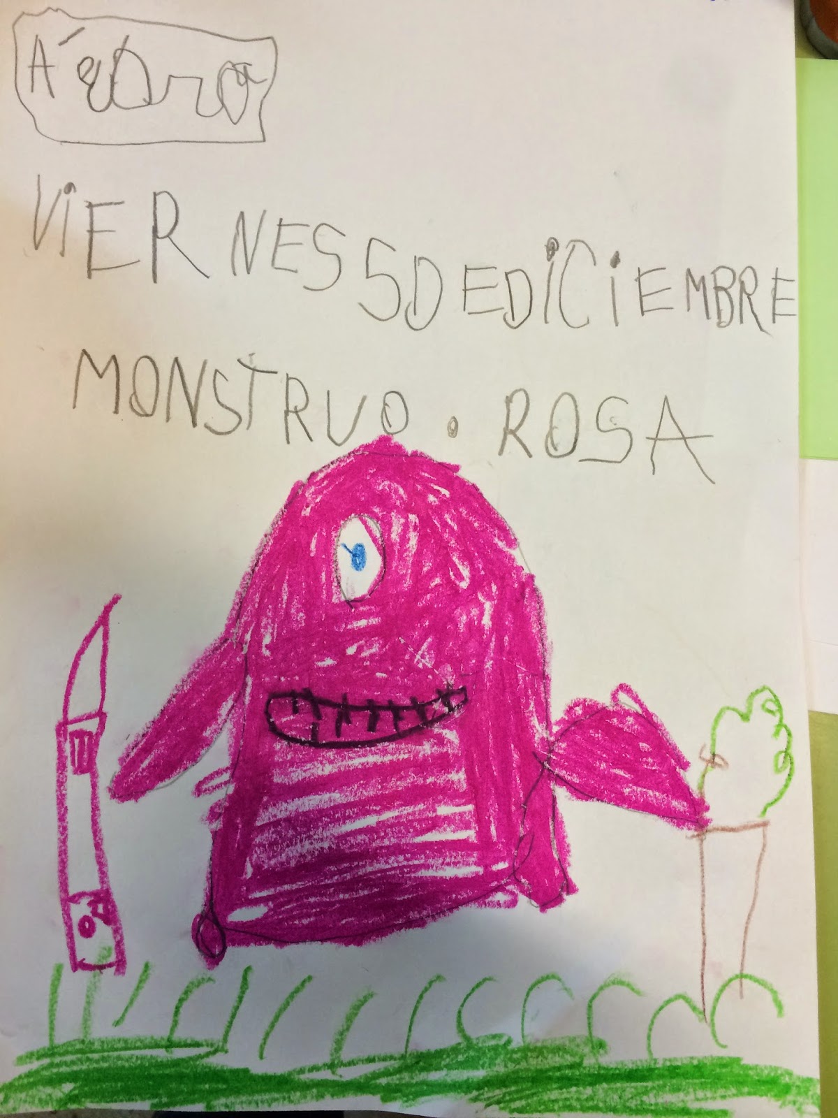 mi aula de cuatro: el monstruo rosa