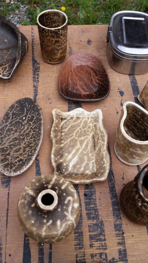 Ceramics : It's Just Dirt: Raku Firing Day