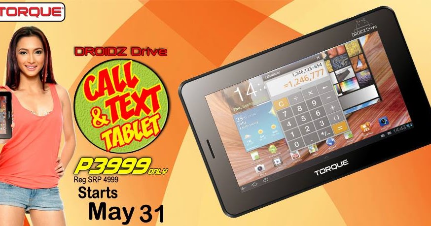 Torque Droidz Drive is your Affordable Android Call and Text Tablet