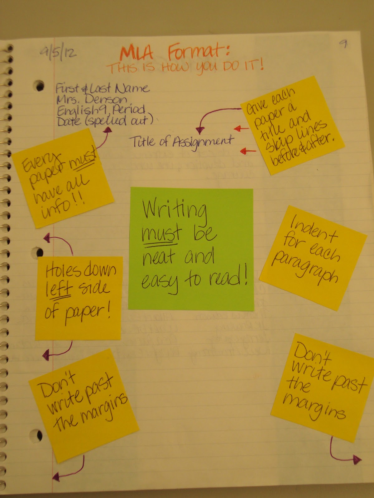 My Adventures Teaching Junior High English MLA Format
