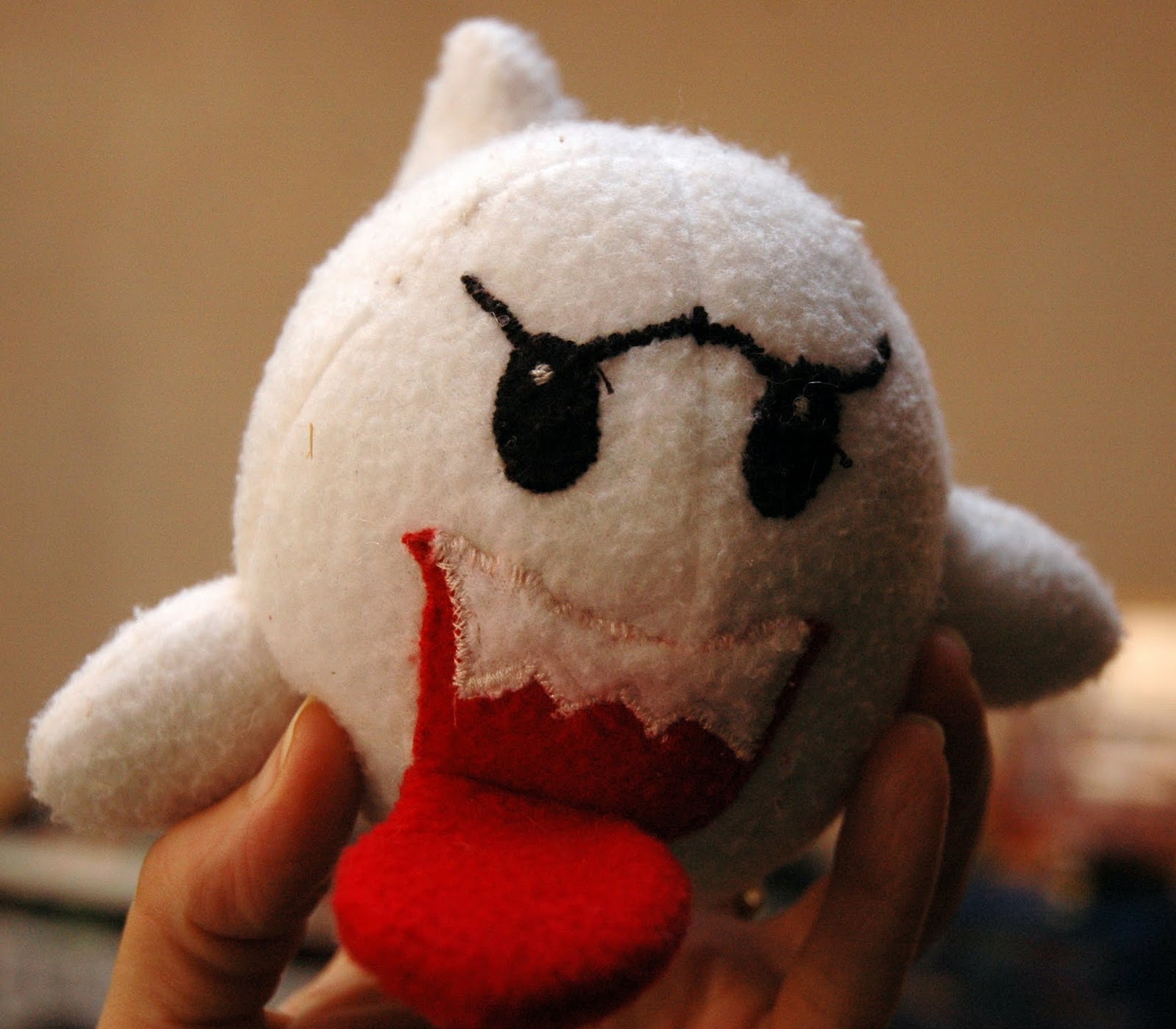 Purple Goddess in Frog Pyjamas: TBT - The First Plush I Ever Made - Boo