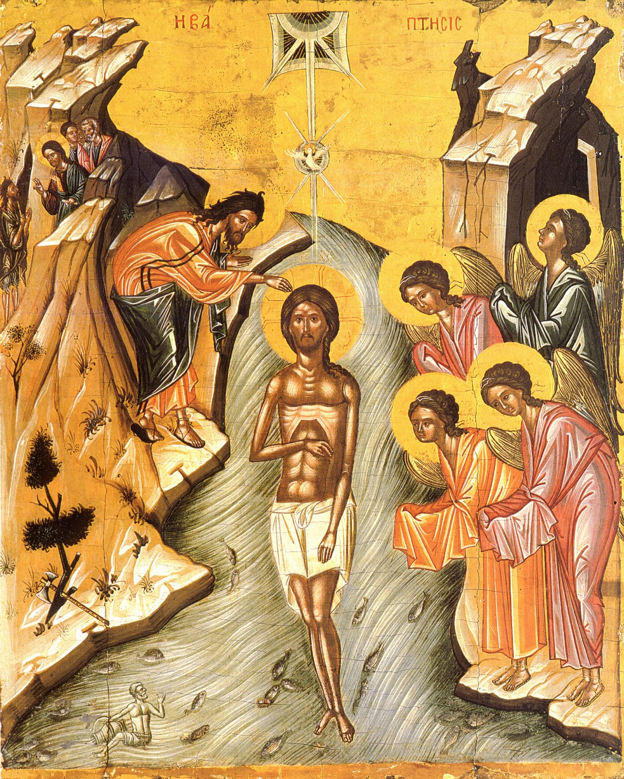 Pictor de Icoane: Botezul Domnului: cand Treimea ni se arata (Teofania)