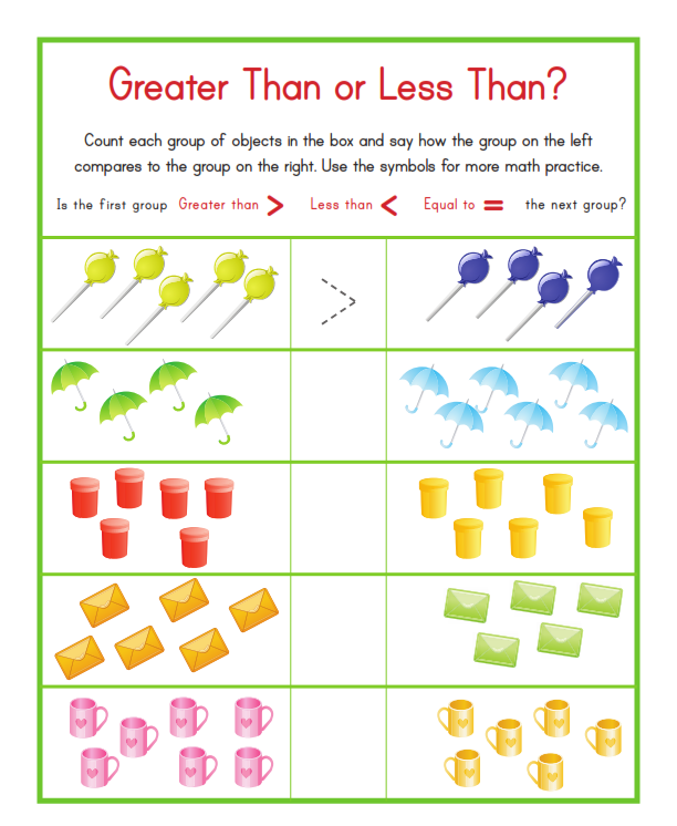 Mrs \ Souzan Gubr Let's learn science : Worksheet Of More or Less math ...