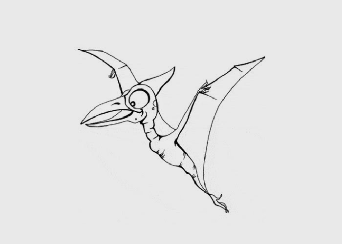 Flying dinosaurs coloring pages | Free Coloring Pages and Coloring ...