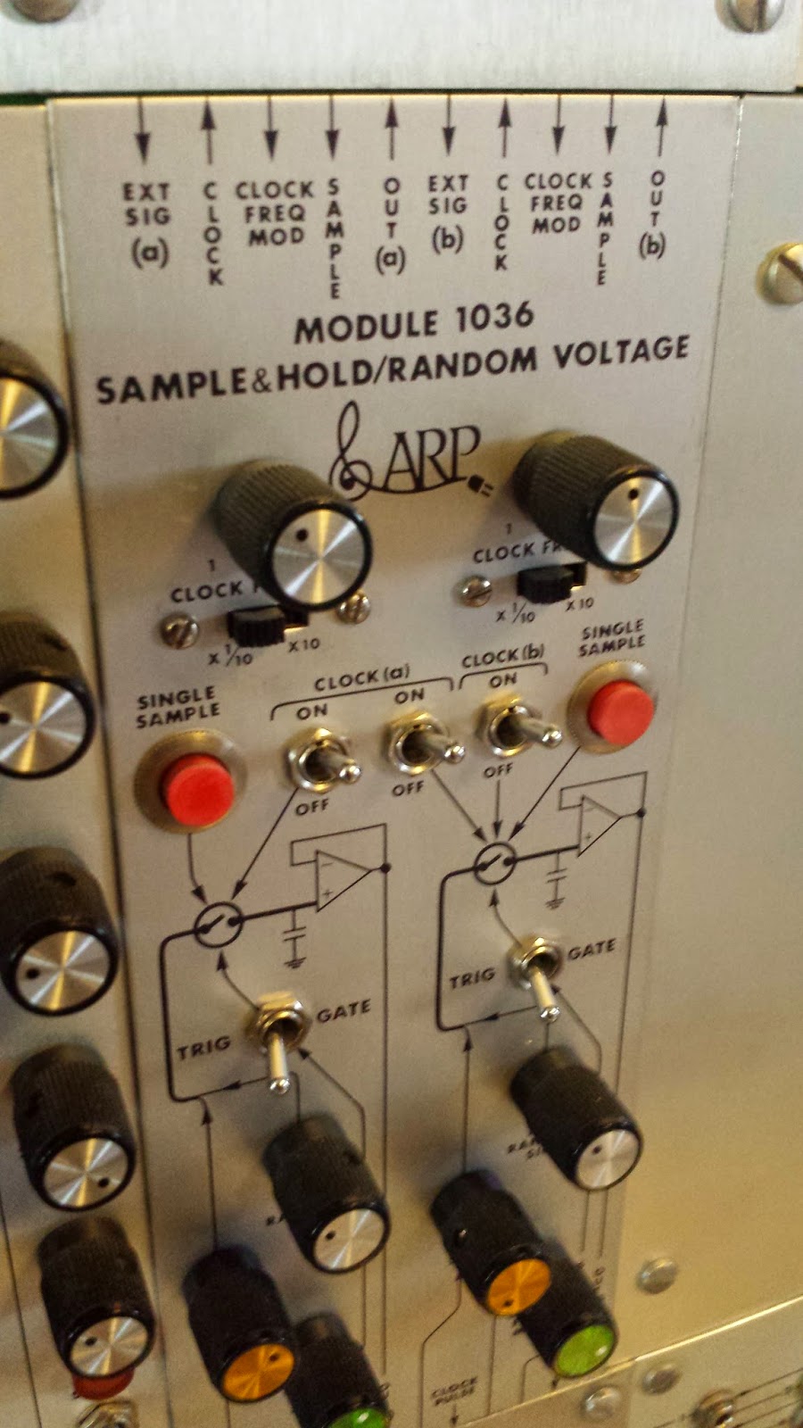 JonDent - Exploring Electronic Music: ARP 2500 - SAMPLE & HOLD / RANDOM ...