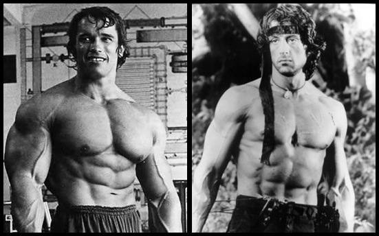 Arnold Schwarzenegger Vs Sylvester Stallone Icon Magazine