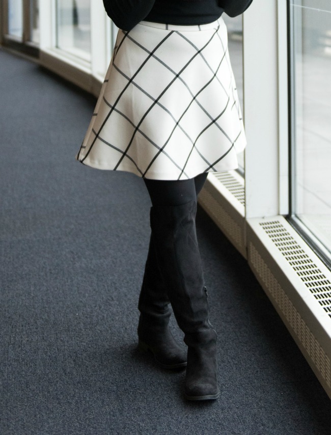 The Windowpane Skirt