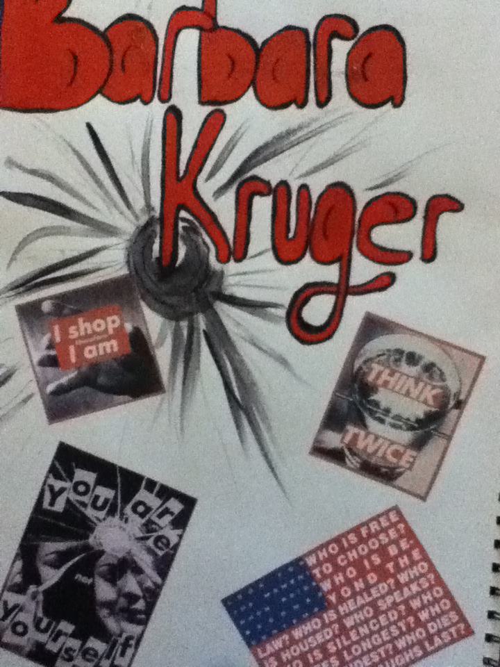 GCSE Art Work!!: Barbara Kruger