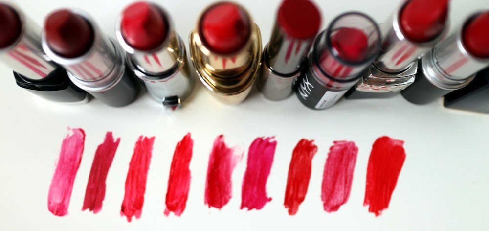 10 najpiękniejszych, czerwonych szminek ~ piękność dnia