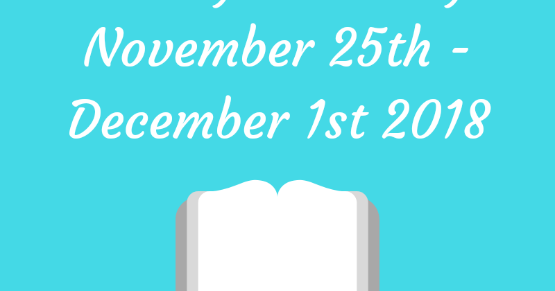 The Last Page Turned Book Blog: Sunday Summary November 26 - December 1 ...