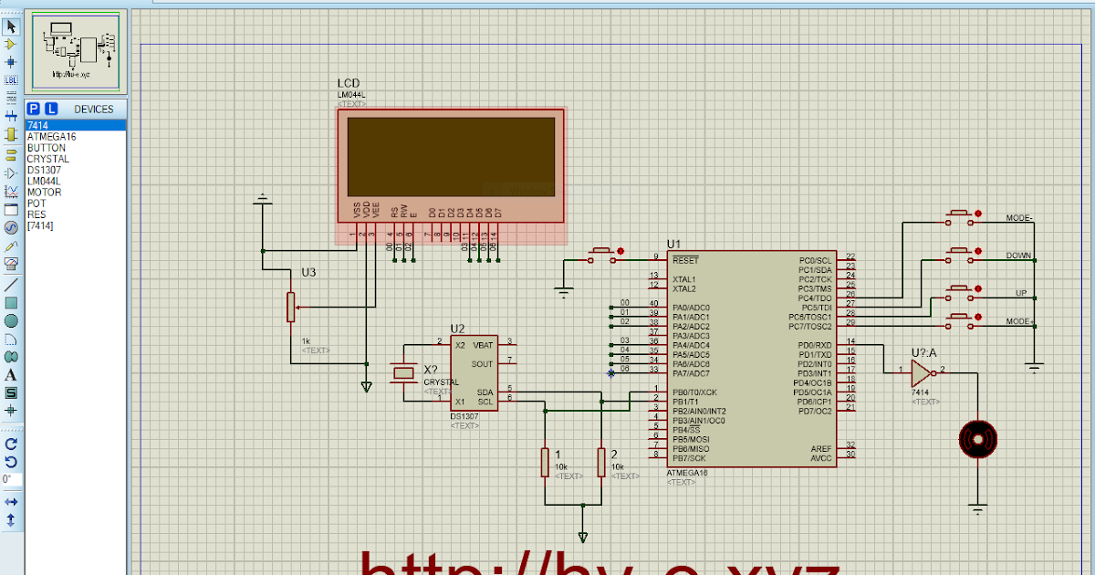 Đồng hồ đo thời gian thực hiển thị lên LCD sử dụng Atmega16 - HOANG ...