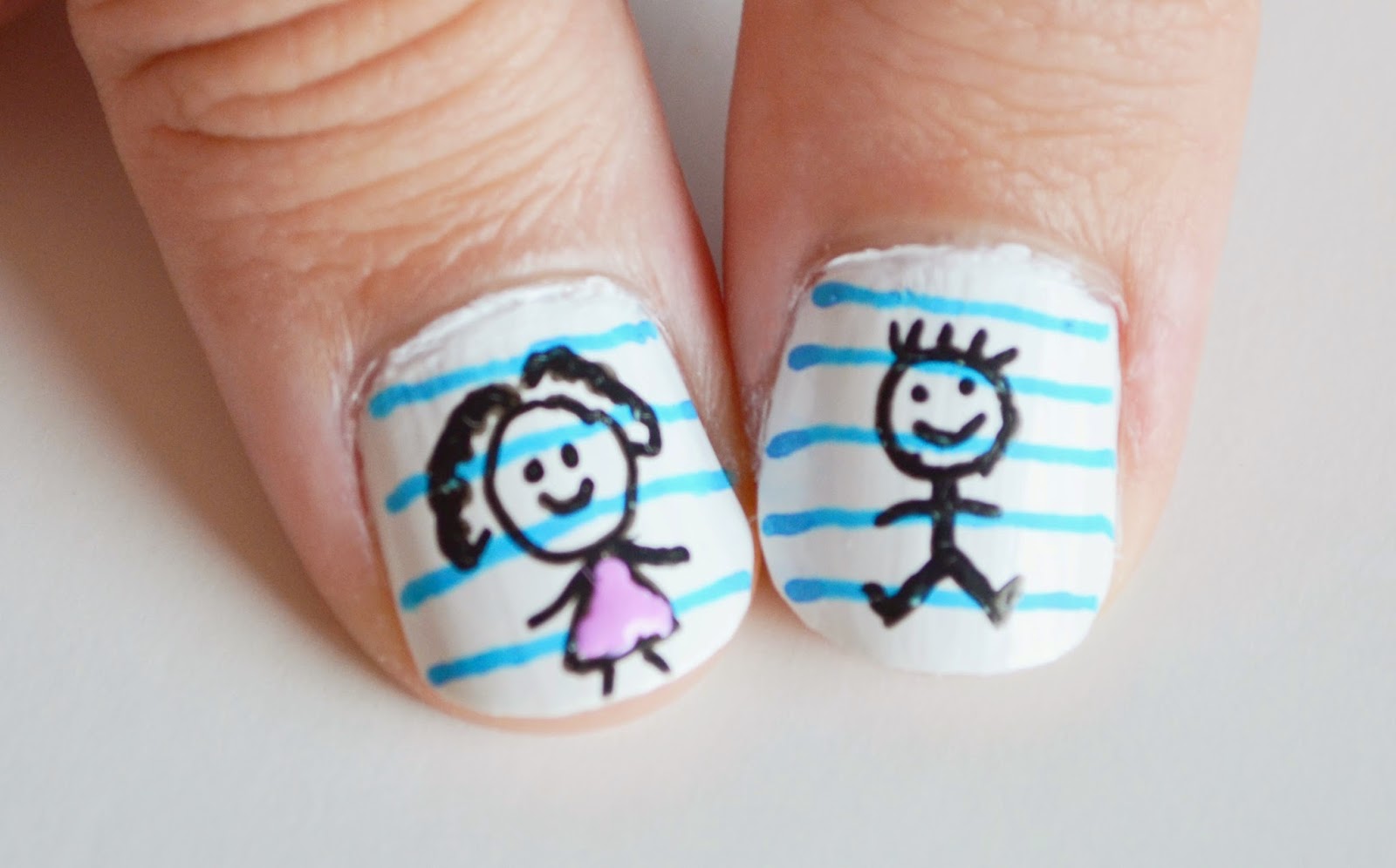 Sunny by Design: Notebook Doodle Nail Art Tutorial