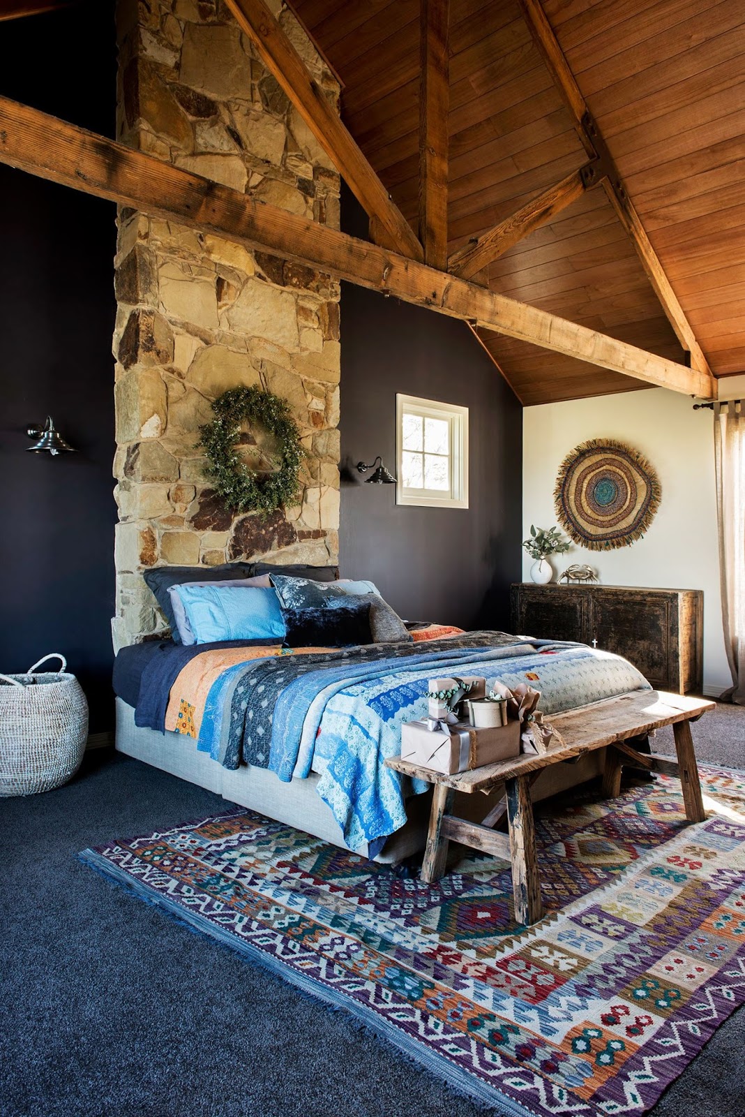 Tim and Joanne's rustic stone cottage