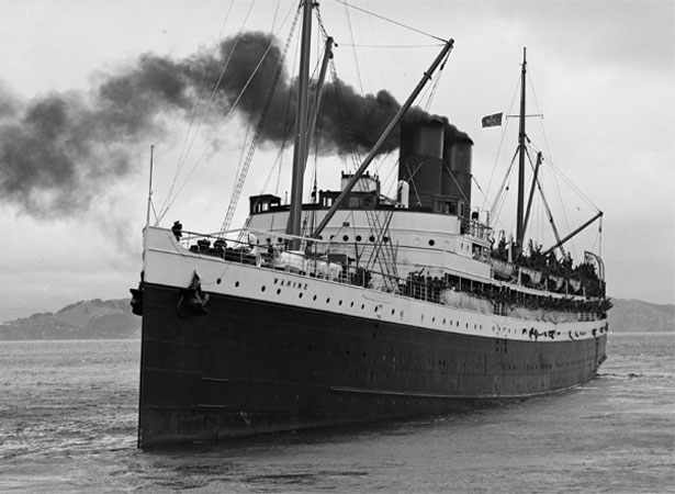 on target shooter nz: TSS WAHINE 1913-1951 And TEV WAHINE 1966-1968: