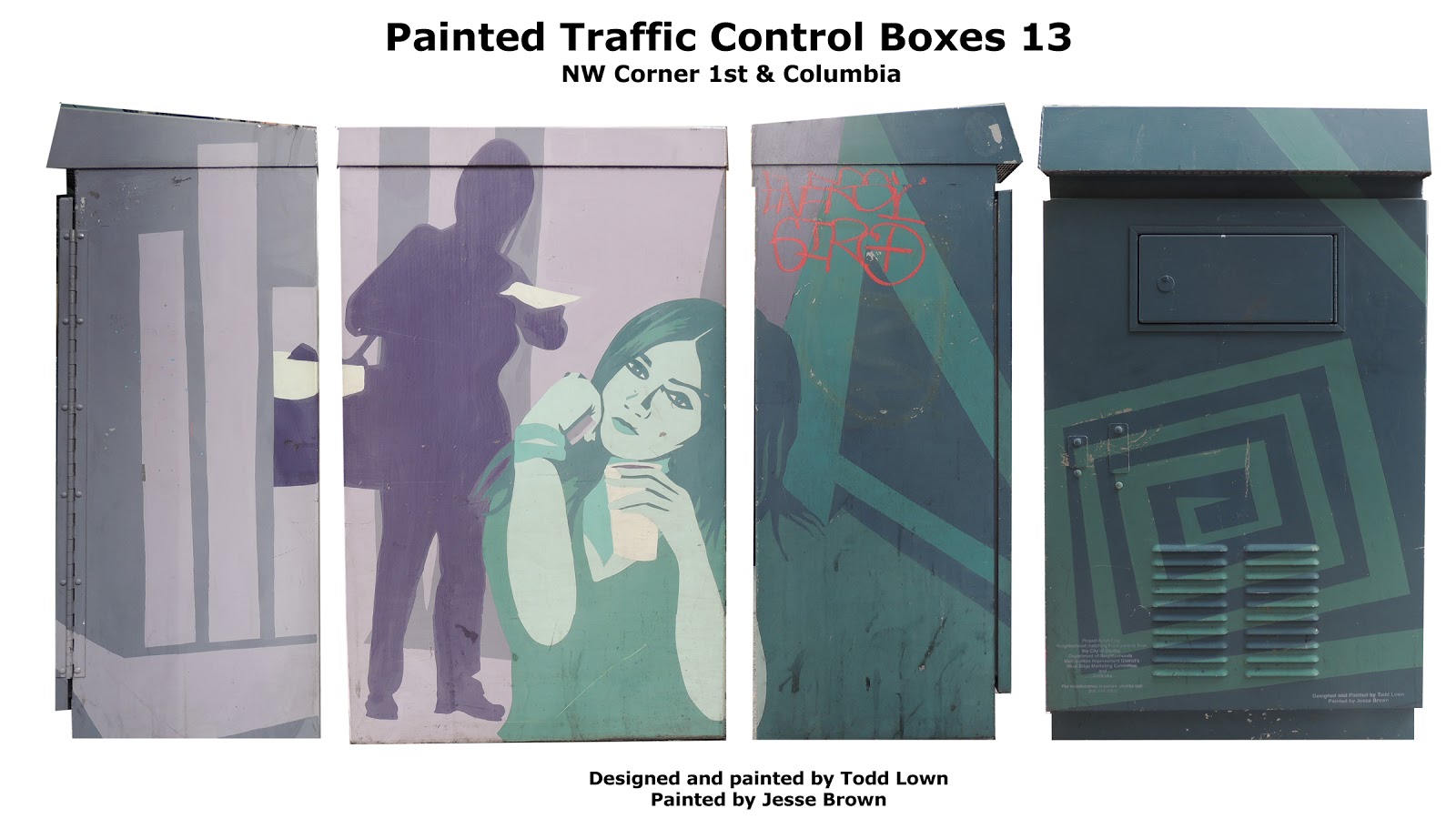 Travels with Cherri: Seattle's Painted Traffic Control Boxes 13