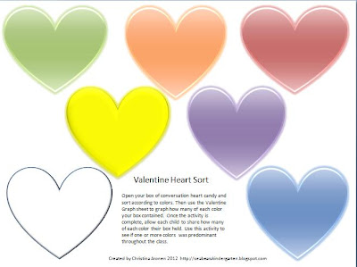 Classroom Freebies Too: Valentine Conversation Heart Freebie