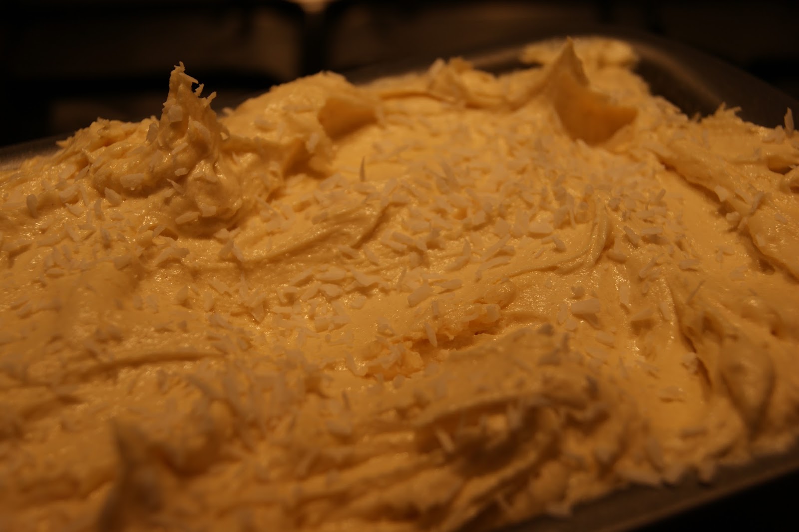 Tropical mango and coconut cake... - Frills 'n' Spills