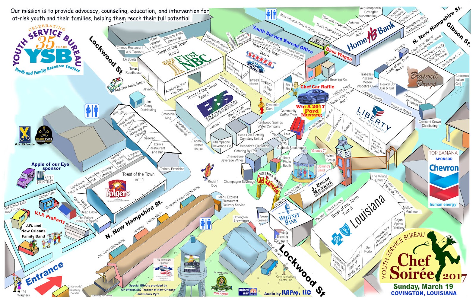 Tammany Family: ChefSoiree Maps