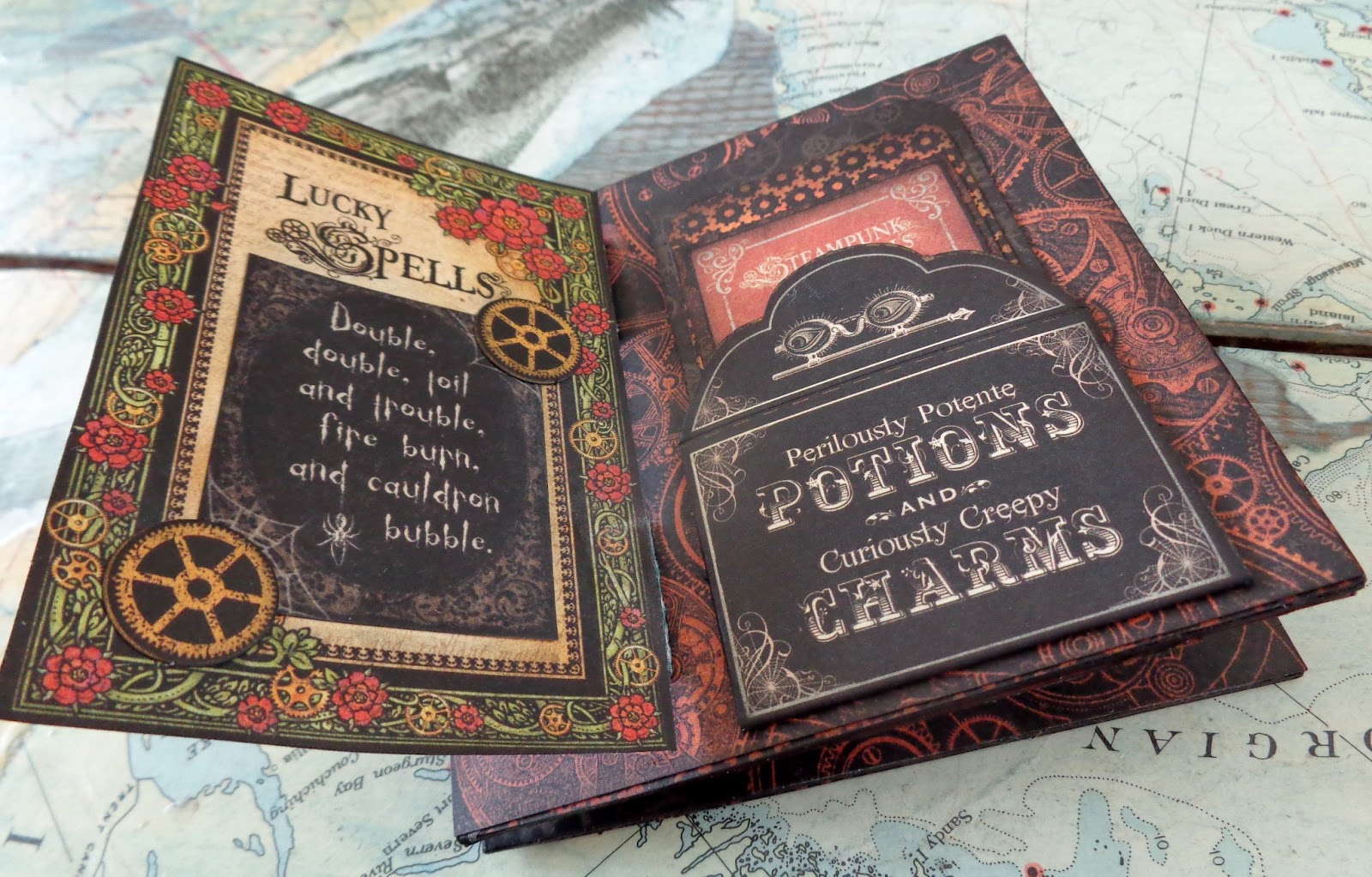 starrgazer creates: Steampunk Spells Card: Time Flies