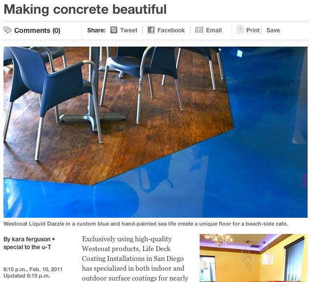 Life Deck Coating Installations