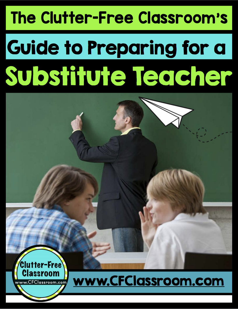 How to Plan for a Substitute Teacher | Upper Elementary Snapshots