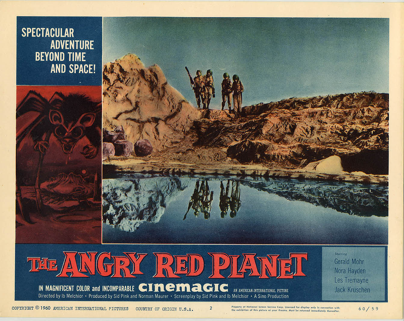 Zontar of Venus: The Angry Red Planet (1959) Lobby Card Set